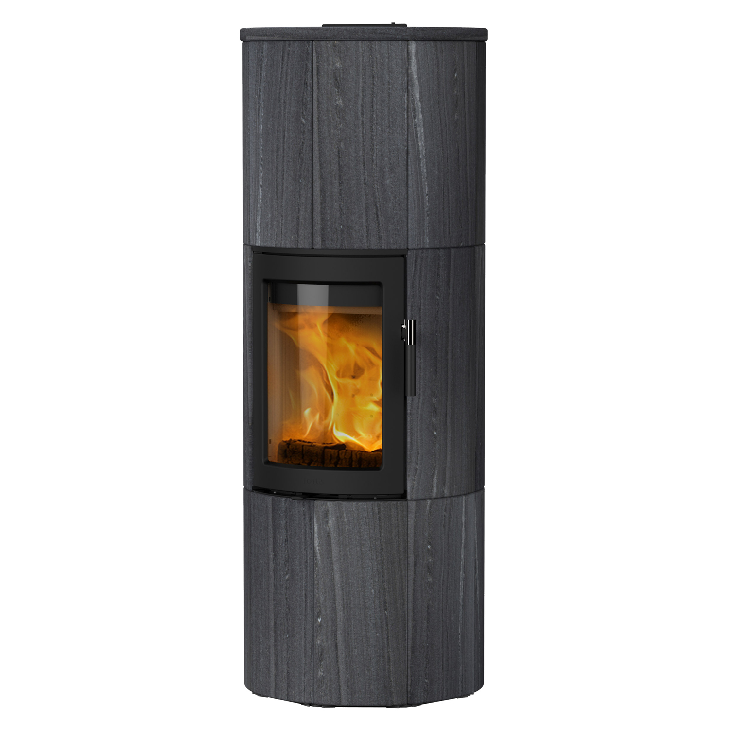 Lotus Maestro 152 poêle à bois noir/ Indian Night, sortie de fumée ...